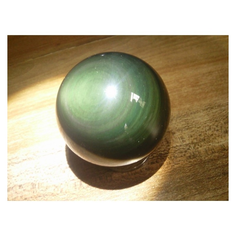Sphère d'Obsidienne Oeil Céleste 58.6mm 249grs