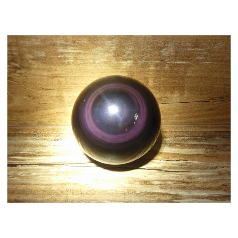 Sphère d'Obsidienne Oeil Céleste 63.5mm 318grs